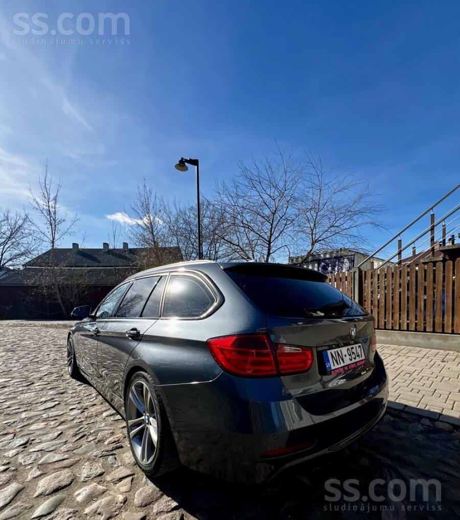 Grey BMW 320 2013 in Jelgava, with an engine capacity of 2.00 L and mileage of 240 thousand km for 17000 €, photo 3 on AUTOMOTO.COM.LV