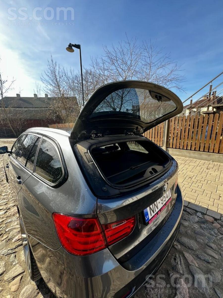 Grey BMW 320 2013 in Jelgava, with an engine capacity of 2.00 L and mileage of 240 thousand km for 17000 €, photo 5 on AUTOMOTO.COM.LV