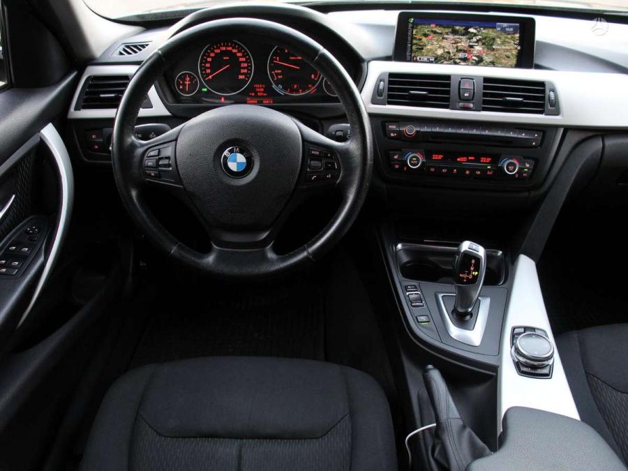 Pelēks BMW 320 2013 Viļņa, ar dzinēja tilpumu 2.00 L un nobraukumu 343 tūkst. km par 7200 €, foto 9 vietnē AUTOMOTO.COM.LV
