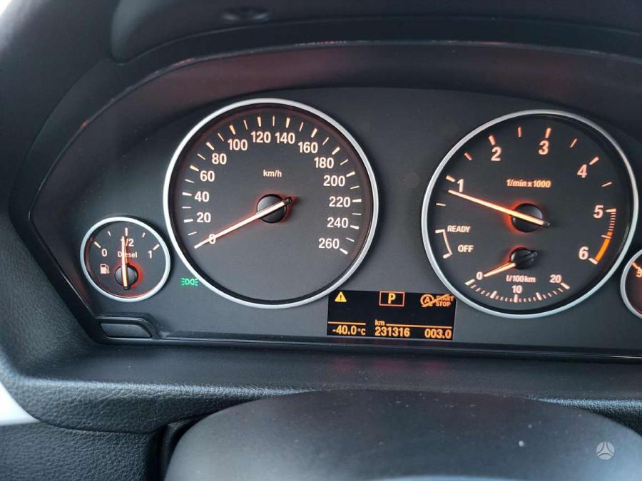 Grey BMW 320 2013 in Taurage, with an engine capacity of 2.00 L and mileage of 231 thousand km for 6400 €, photo 18 on AUTOMOTO.COM.LV