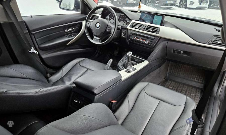 Grey BMW 320 2013 in Taurage, with an engine capacity of 2.00 L and mileage of 270 thousand km for 6200 €, photo 12 on AUTOMOTO.COM.LV