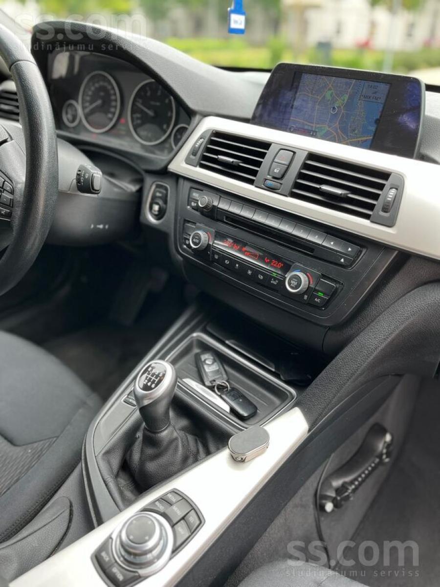 Grey BMW 320 2013 in Riga, with an engine capacity of 2.00 L and mileage of 364 thousand km for 6900 €, photo 14 on AUTOMOTO.COM.LV