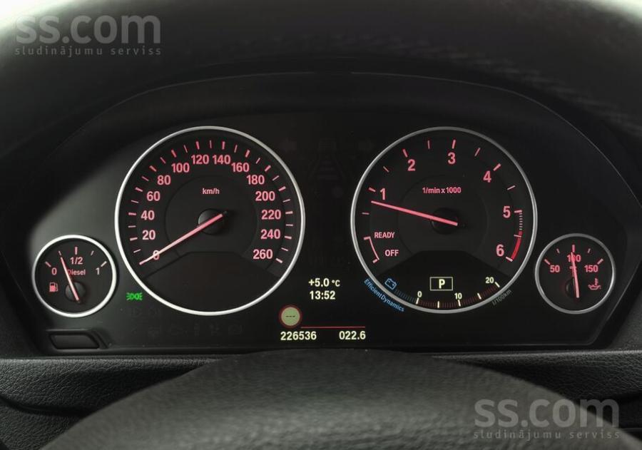 Pelēks BMW 320 2013 Rīga, ar dzinēja tilpumu 2.00 L un nobraukumu 227 tūkst. km par 10600 €, foto 14 vietnē AUTOMOTO.COM.LV