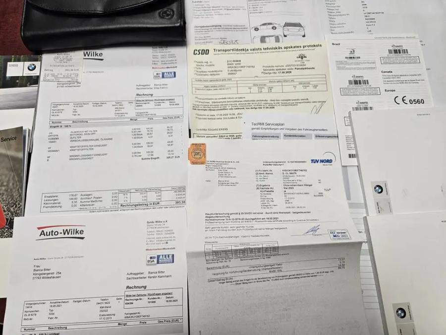 Серый БМВ 320 2013 в Екабпилс, объемом двигателя 2.00 л и пробегом 359 тыс. км за 6000 €, фото 31 на AUTOMOTO.COM.LV