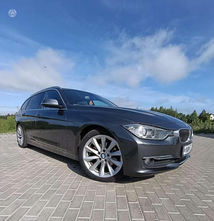 Pelēks BMW 320 2013 Viļņa, ar dzinēja tilpumu 2.00 L un nobraukumu 390 tūkst. km par 8300 €, foto 1 vietnē AUTOMOTO.COM.LV