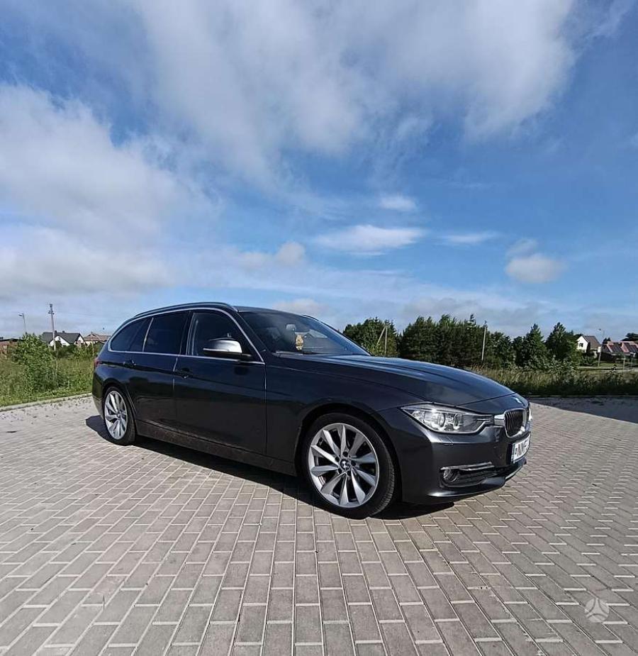 Pelēks BMW 320 2013 Viļņa, ar dzinēja tilpumu 2.00 L un nobraukumu 390 tūkst. km par 8300 €, foto 3 vietnē AUTOMOTO.COM.LV