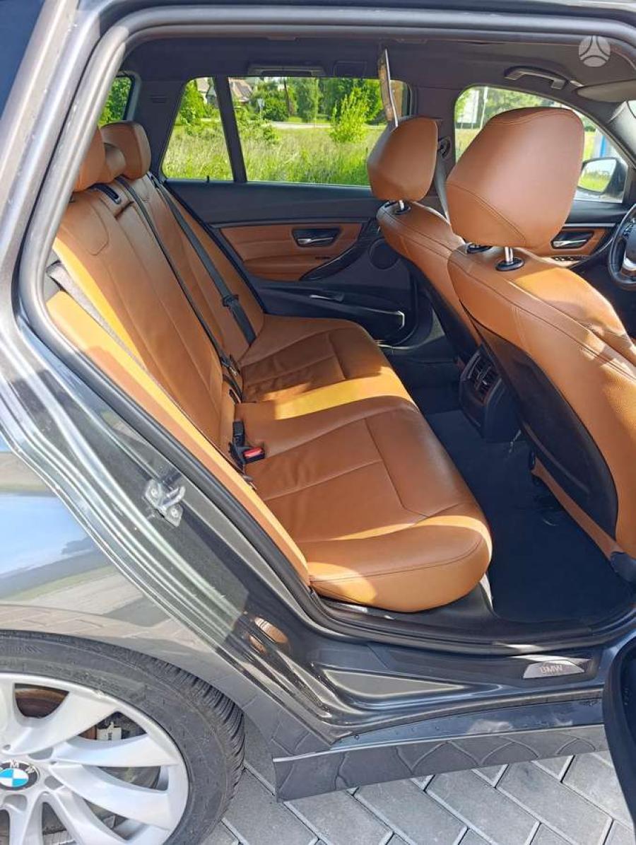 Pelēks BMW 320 2013 Viļņa, ar dzinēja tilpumu 2.00 L un nobraukumu 390 tūkst. km par 8300 €, foto 14 vietnē AUTOMOTO.COM.LV