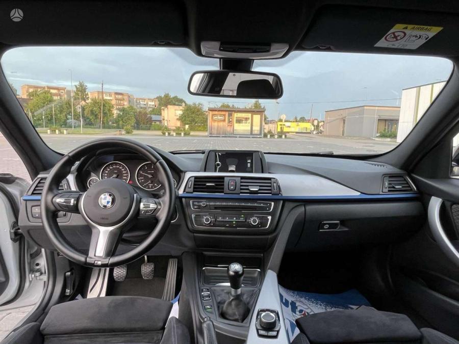 Grey BMW 320 2013 in Raseiniai, with an engine capacity of 2.00 L and mileage of 287 thousand km for 8999 €, photo 12 on AUTOMOTO.COM.LV