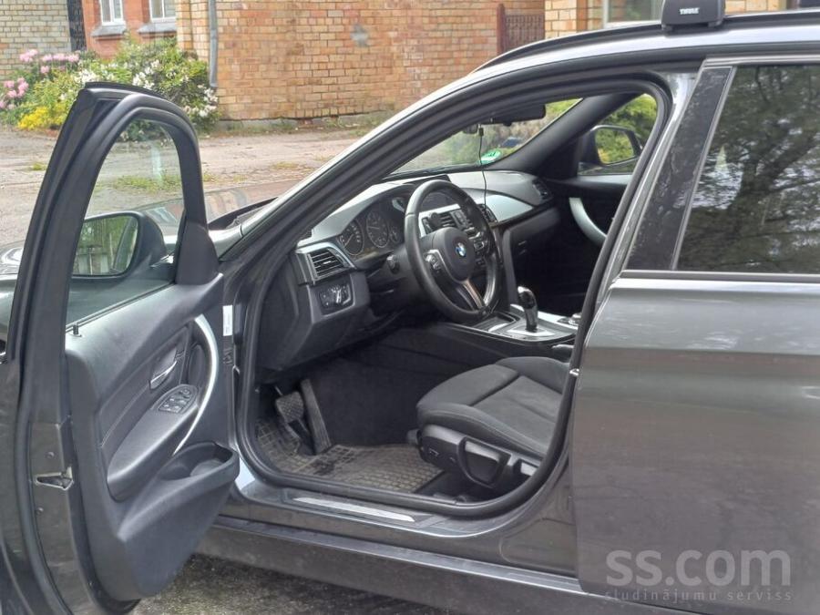 Grey BMW 320 2013 in Ogre, with an engine capacity of 2.00 L and mileage of 309 thousand km for 8250 €, photo 8 on AUTOMOTO.COM.LV