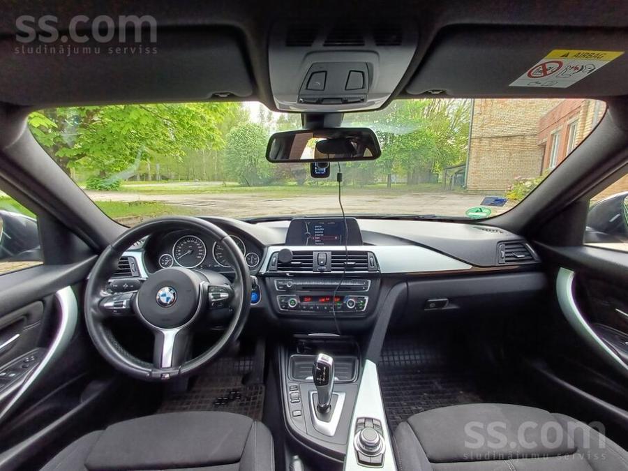 Grey BMW 320 2013 in Ogre, with an engine capacity of 2.00 L and mileage of 309 thousand km for 8250 €, photo 10 on AUTOMOTO.COM.LV