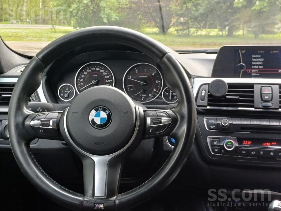 Grey BMW 320 2013 in Ogre, with an engine capacity of 2.00 L and mileage of 309 thousand km for 8250 €, photo 11 on AUTOMOTO.COM.LV