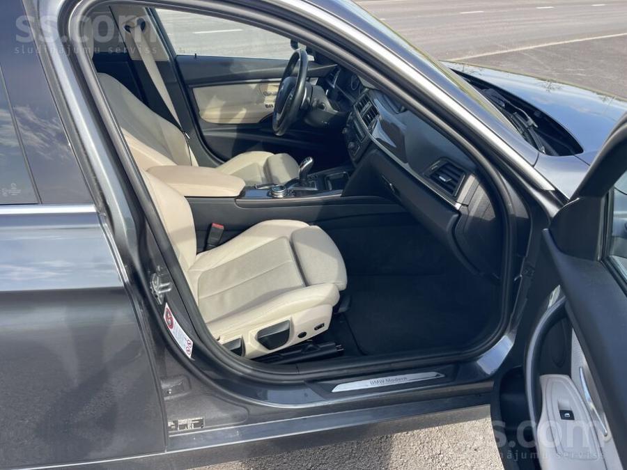 Grey BMW 320 2013 in Liepaja, with an engine capacity of 2.00 L and mileage of 303 thousand km for 11800 €, photo 13 on AUTOMOTO.COM.LV