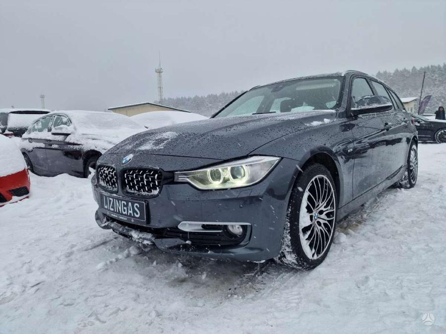 Grey BMW 320 2014 in Vilnius, with an engine capacity of 2.00 L and mileage of 277 thousand km for 8790 €, photo 1 on AUTOMOTO.COM.LV