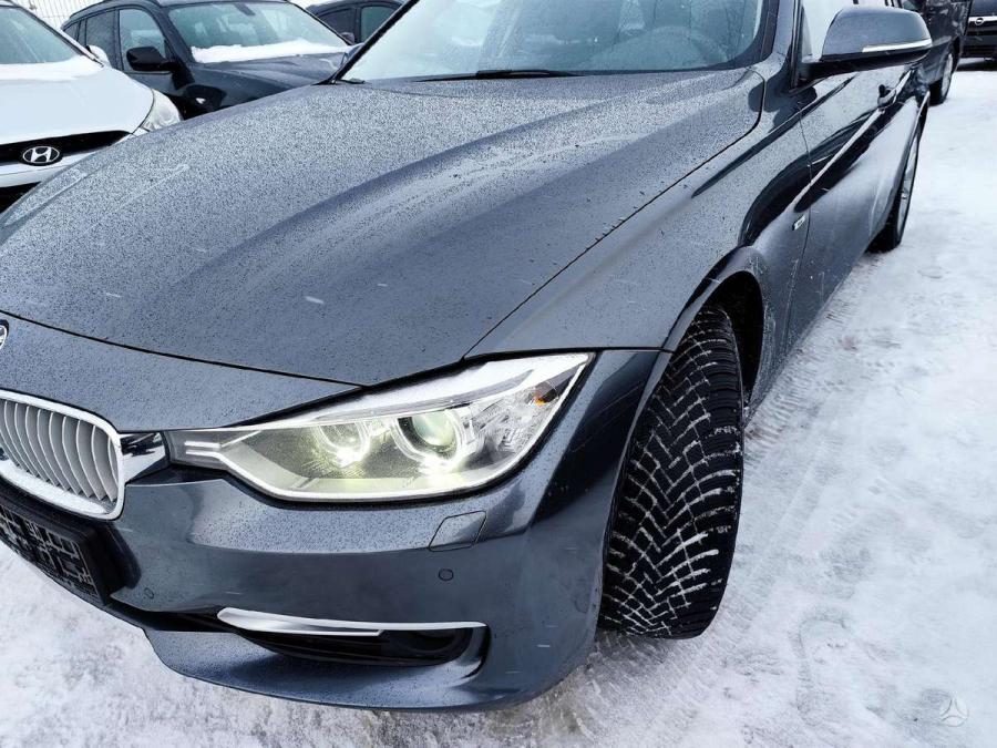 Grey BMW 320 2014 in Marijampole, with an engine capacity of 2.00 L and mileage of 247 thousand km for 6700 €, photo 16 on AUTOMOTO.COM.LV