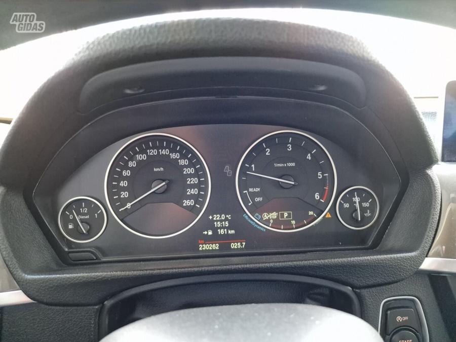 Pelēks BMW 320 2014 Viļņa, ar dzinēja tilpumu 2.00 L un nobraukumu 230 tūkst. km par 7790 €, foto 14 vietnē AUTOMOTO.COM.LV