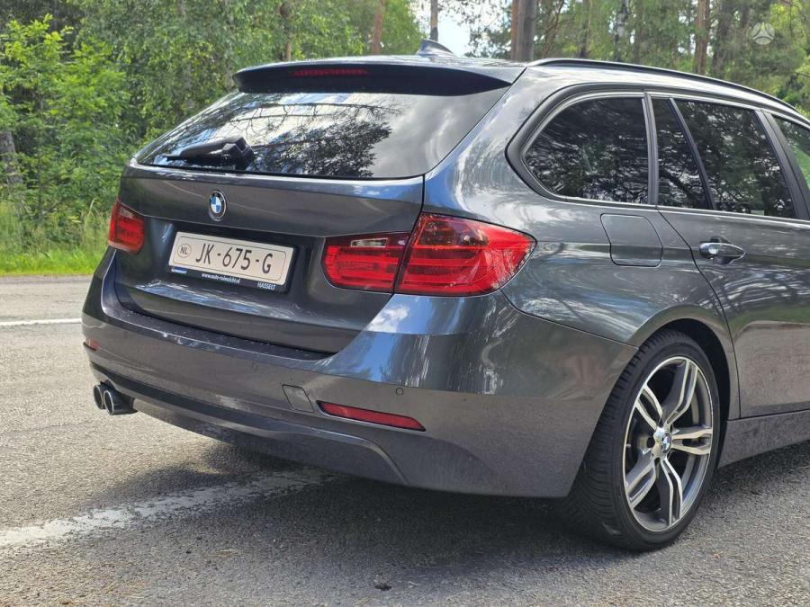 Grey BMW 320 2014 in Taurage, with an engine capacity of 2.00 L and mileage of 299 thousand km for 6990 €, photo 9 on AUTOMOTO.COM.LV