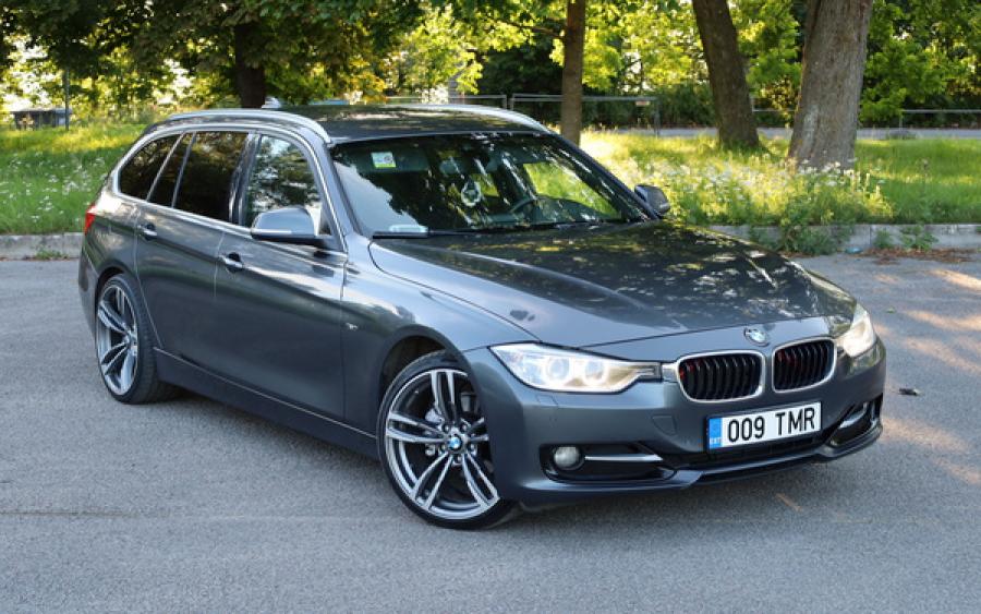 Grey BMW 320 2014 in Tallinn, with an engine capacity of 2.00 L and mileage of 379 thousand km for 8200 €, photo 1 on AUTOMOTO.COM.LV