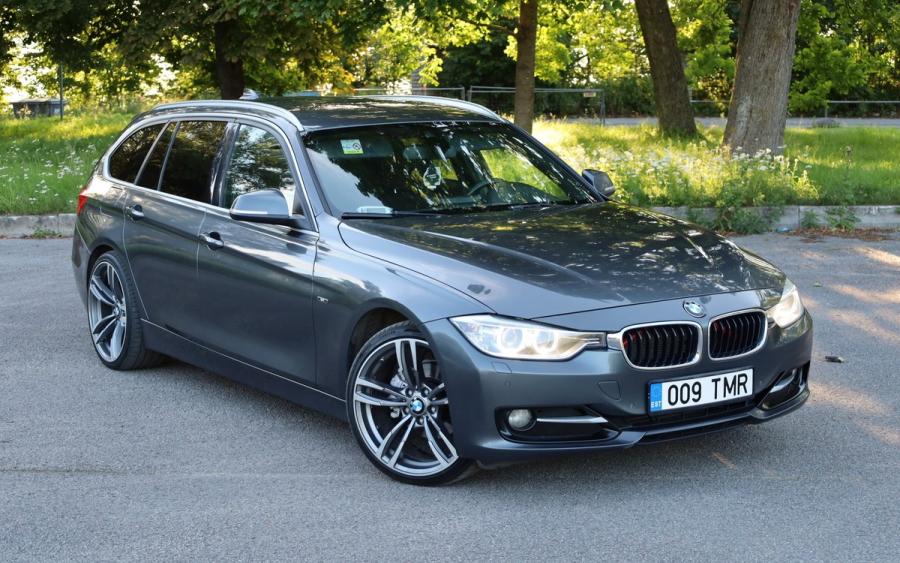Grey BMW 320 2014 in Tallinn, with an engine capacity of 2.00 L and mileage of 379 thousand km for 8200 €, photo 11 on AUTOMOTO.COM.LV