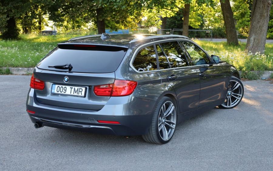 Grey BMW 320 2014 in Tallinn, with an engine capacity of 2.00 L and mileage of 379 thousand km for 8200 €, photo 14 on AUTOMOTO.COM.LV