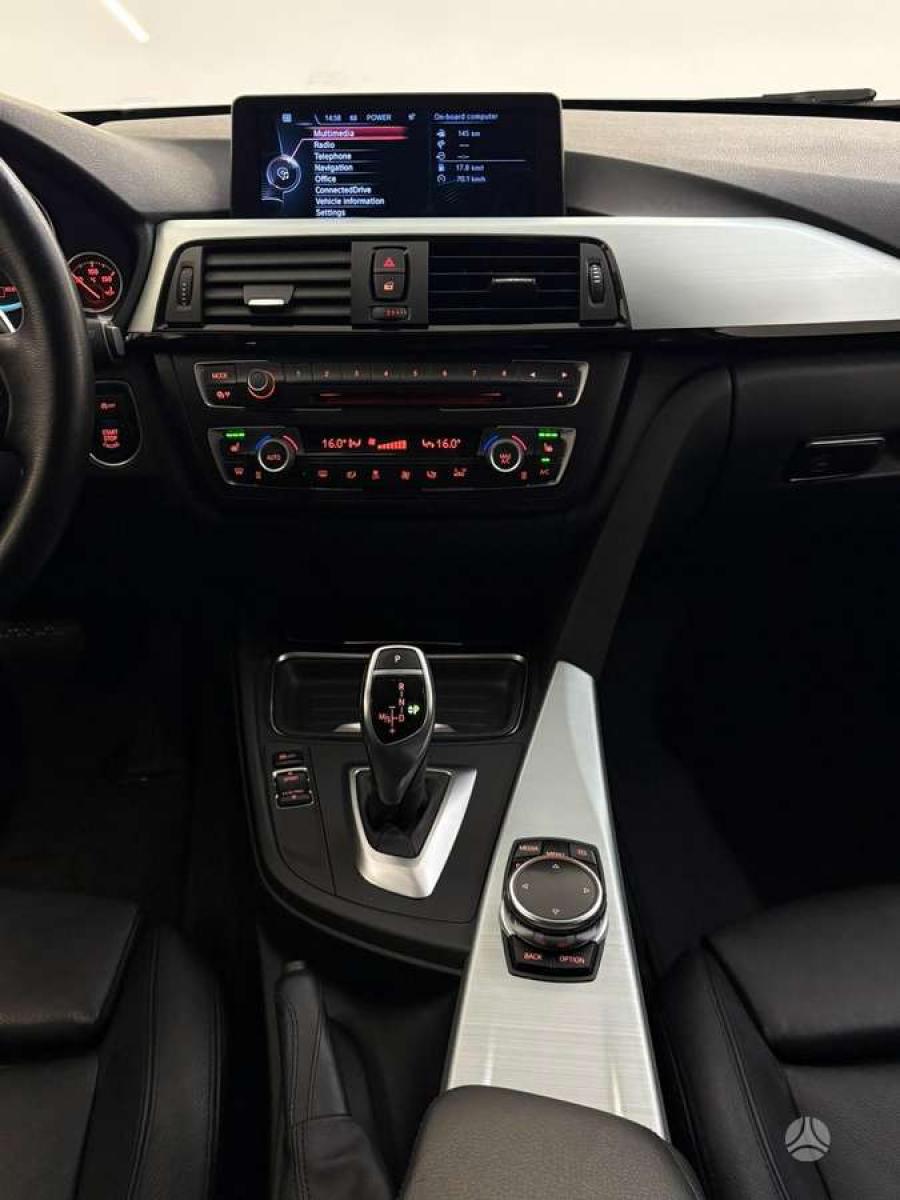 Grey BMW 320 2014 in Marijampole, with an engine capacity of 2.00 L and mileage of 315 thousand km for 7750 €, photo 13 on AUTOMOTO.COM.LV
