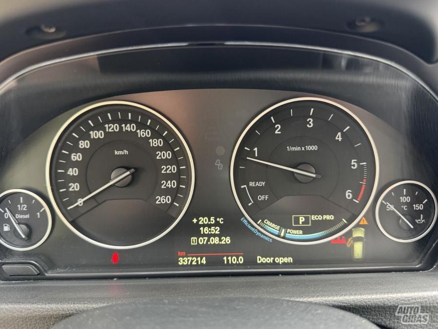 Grey BMW 320 2014 in Marijampole, with an engine capacity of 2.00 L and mileage of 330 thousand km for 7500 €, photo 15 on AUTOMOTO.COM.LV