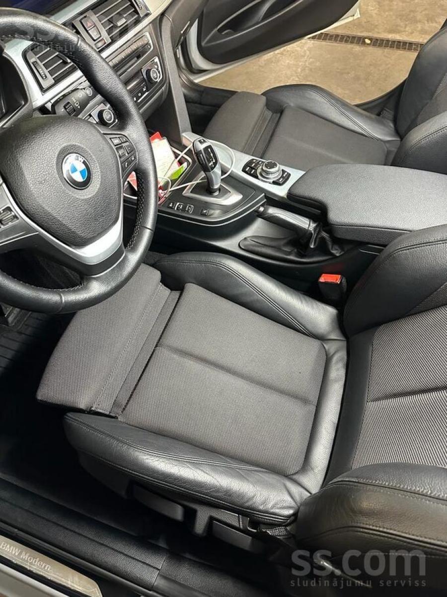 Grey BMW 320 2014 in Riga, with an engine capacity of 2.00 L and mileage of 340 thousand km for 6800 €, photo 6 on AUTOMOTO.COM.LV
