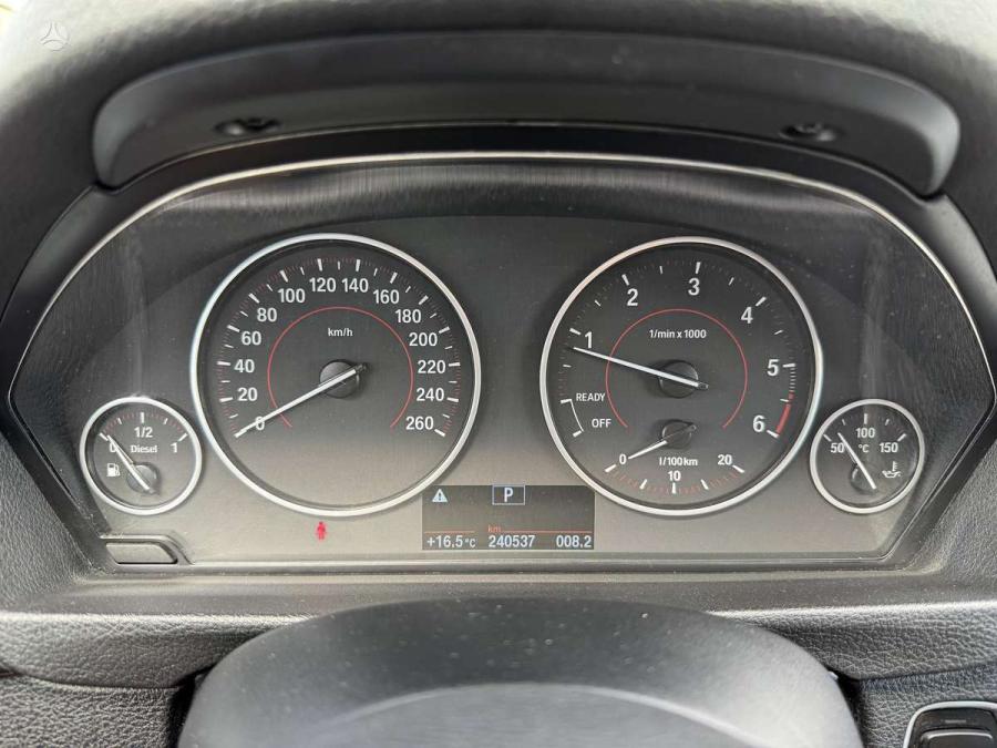 Grey BMW 320 2014 in Telschi, with an engine capacity of 2.00 L and mileage of 241 thousand km for 7999 €, photo 27 on AUTOMOTO.COM.LV