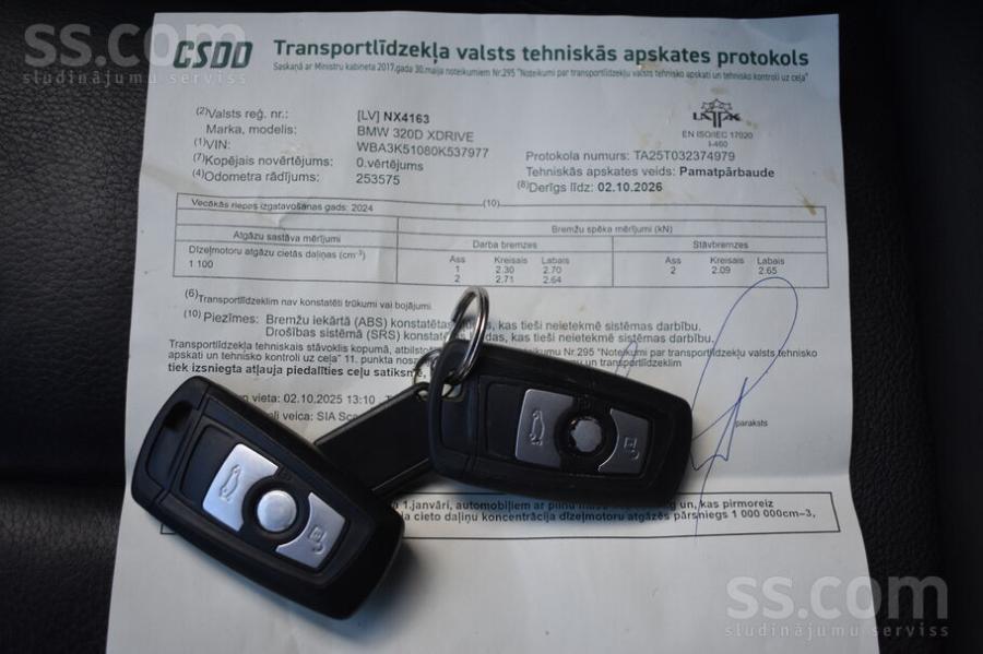 Pelēks BMW 320 2015 Talsi, ar dzinēja tilpumu 2.00 L un nobraukumu 253 tūkst. km par 10000 €, foto 22 vietnē AUTOMOTO.COM.LV