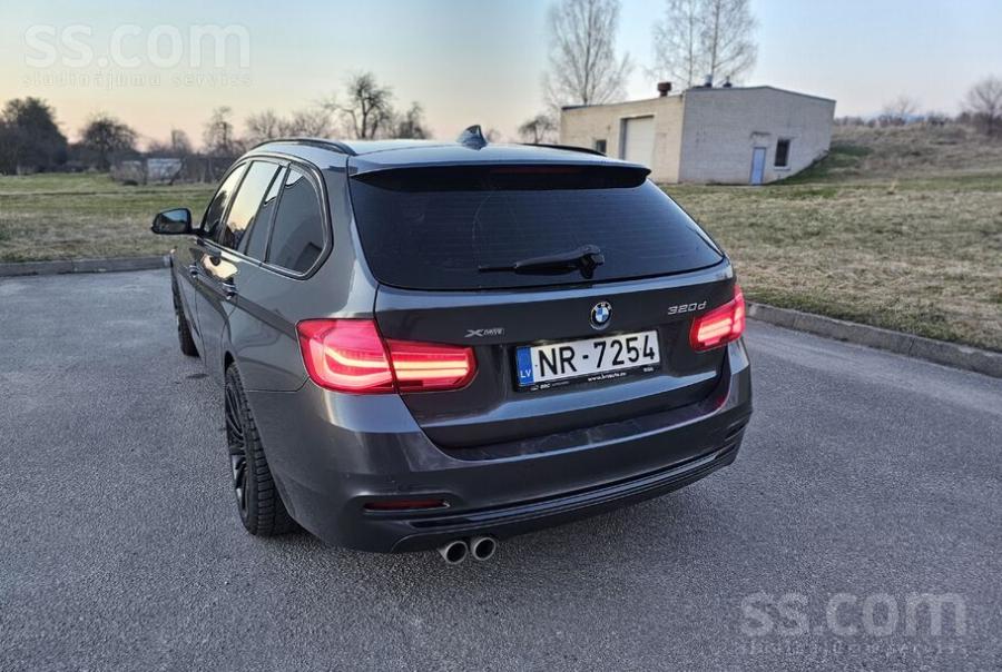 Grey BMW 320 2015 in Cesis, with an engine capacity of 2.00 L and mileage of 228 thousand km for 12950 €, photo 3 on AUTOMOTO.COM.LV
