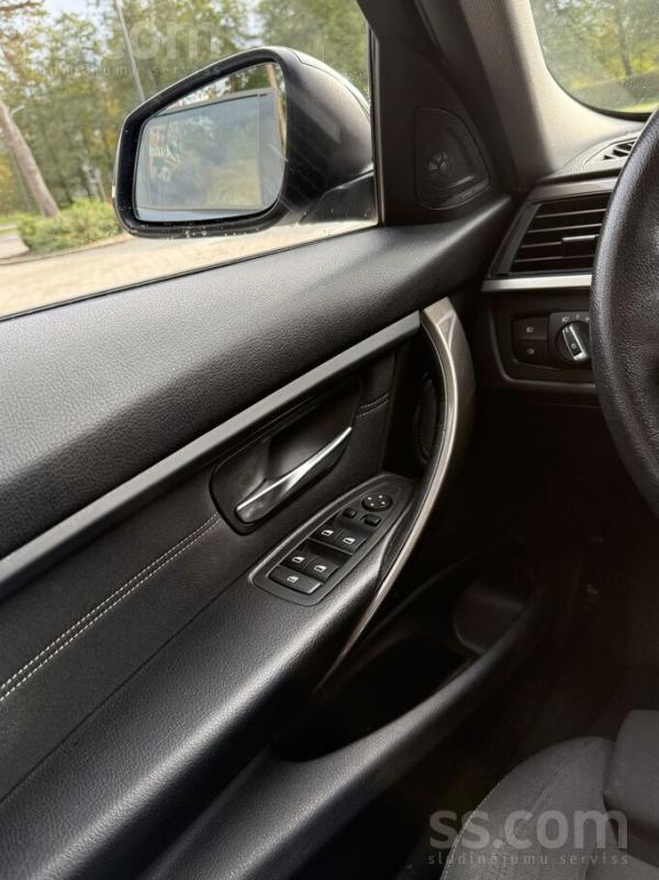 Grey BMW 320 2015 in Ventspils, with an engine capacity of 2.00 L and mileage of 201 thousand km for 9299 €, photo 6 on AUTOMOTO.COM.LV