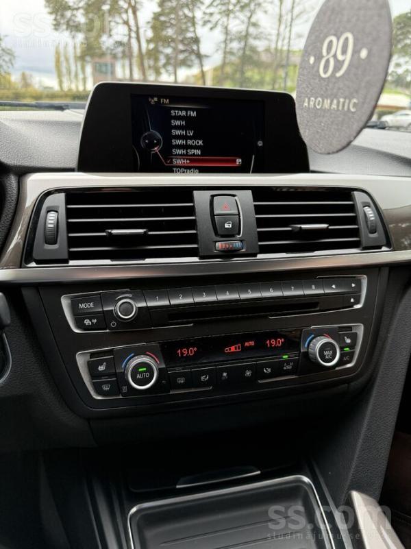 Grey BMW 320 2015 in Ventspils, with an engine capacity of 2.00 L and mileage of 201 thousand km for 9299 €, photo 8 on AUTOMOTO.COM.LV