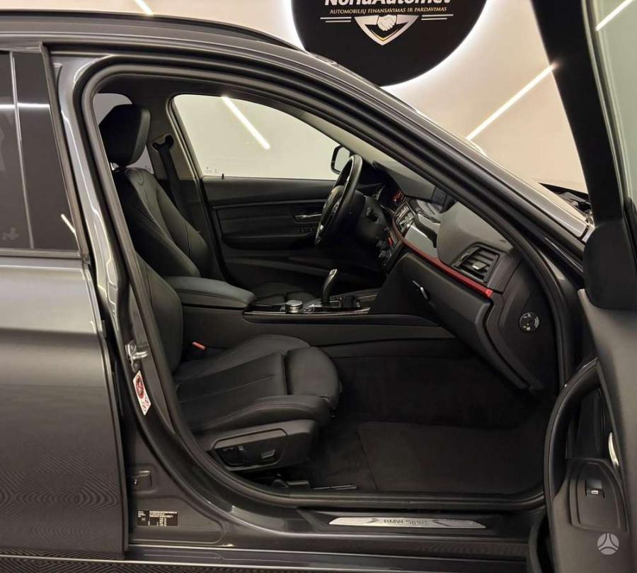Grey BMW 320 2015 in Marijampole, with an engine capacity of 2.00 L and mileage of 281 thousand km for 10550 €, photo 13 on AUTOMOTO.COM.LV