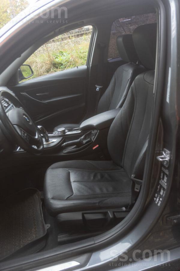 Grey BMW 320 2015 in Riga, with an engine capacity of 2.00 L and mileage of 263 thousand km for 10500 €, photo 10 on AUTOMOTO.COM.LV