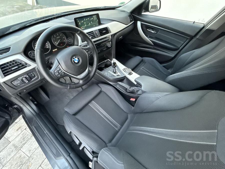 Grey BMW 320 2016 in Riga, with an engine capacity of 2.00 L and mileage of 224 thousand km for 11999 €, photo 12 on AUTOMOTO.COM.LV