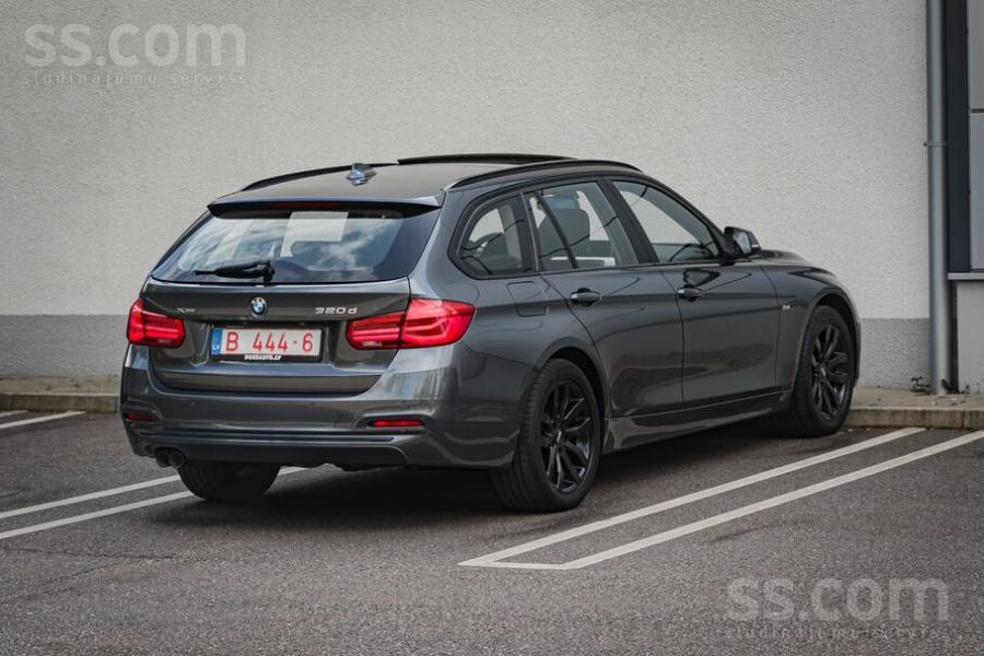 Grey BMW 320 2016 in Riga, with an engine capacity of 2.00 L and mileage of 0 thousand km for 12150 €, photo 4 on AUTOMOTO.COM.LV