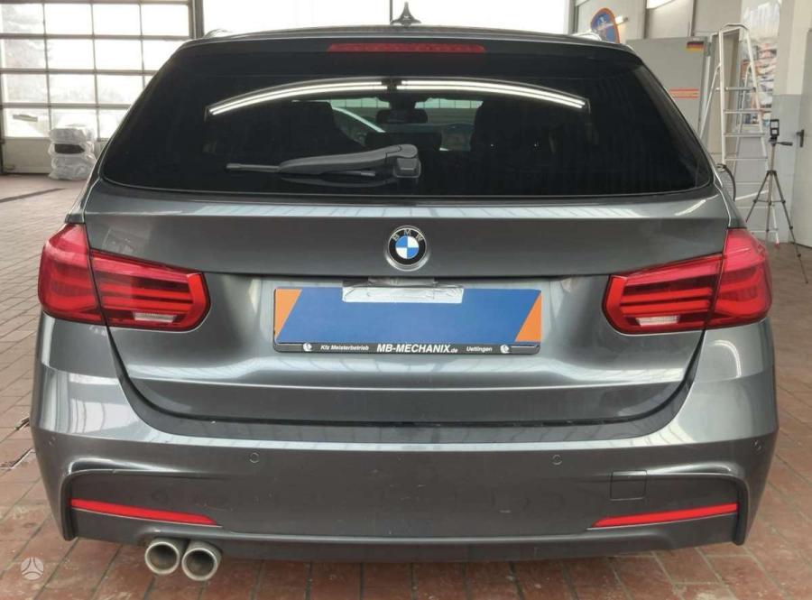 Grey BMW 320 2016 in Utena, with an engine capacity of 2.00 L and mileage of 271 thousand km for 12750 €, photo 3 on AUTOMOTO.COM.LV