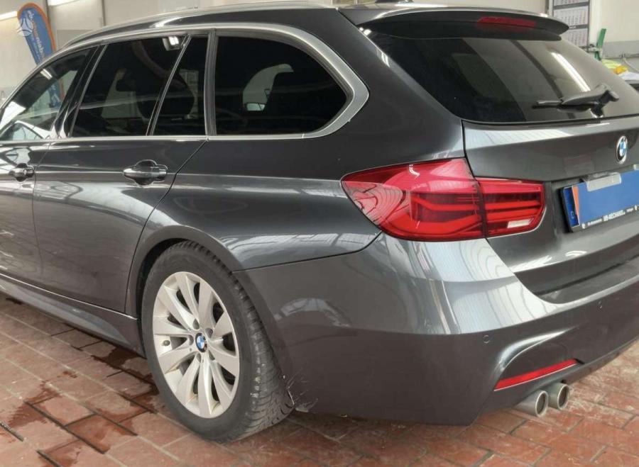 Grey BMW 320 2016 in Utena, with an engine capacity of 2.00 L and mileage of 271 thousand km for 12750 €, photo 4 on AUTOMOTO.COM.LV
