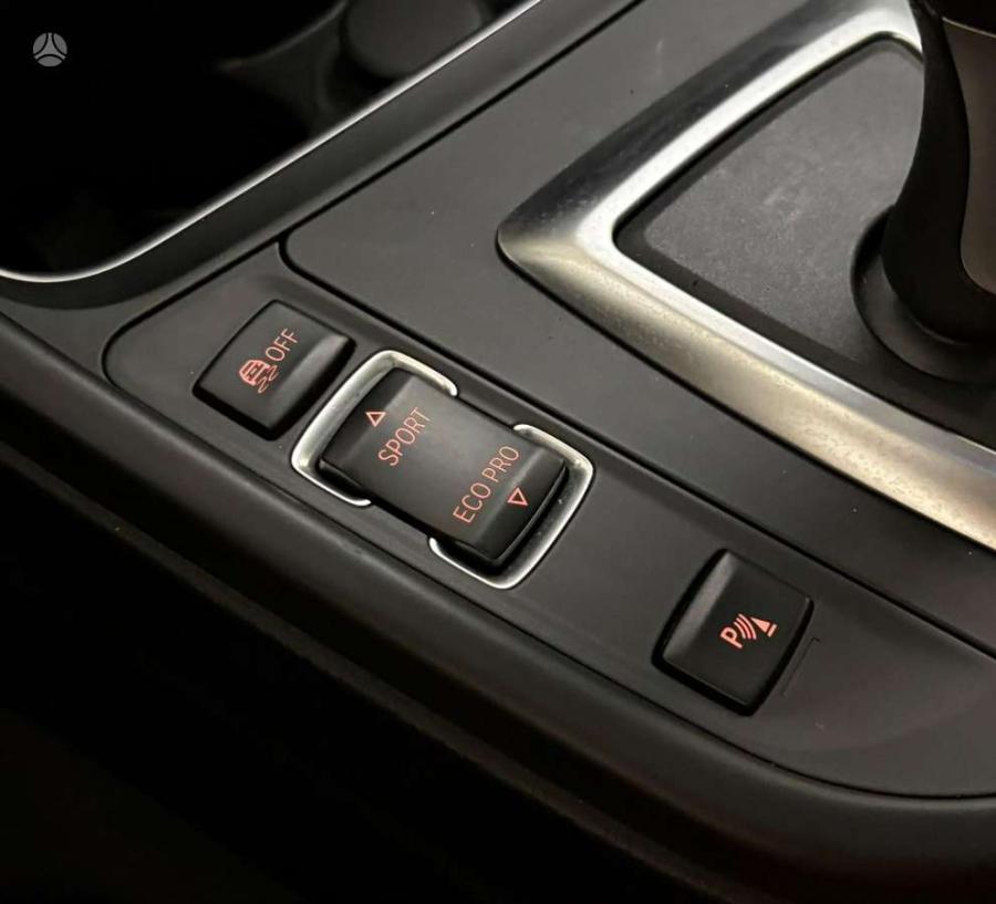 Grey BMW 320 2016 in Marijampole, with an engine capacity of 2.00 L and mileage of 273 thousand km for 13650 €, photo 12 on AUTOMOTO.COM.LV