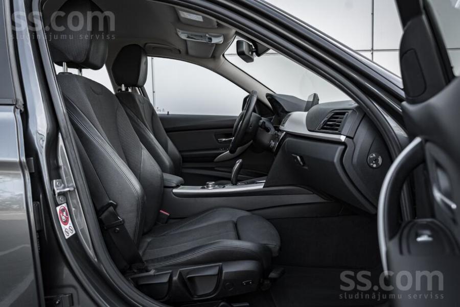 Grey BMW 320 2016 in Riga, with an engine capacity of 2.00 L and mileage of 237 thousand km for 10500 €, photo 12 on AUTOMOTO.COM.LV