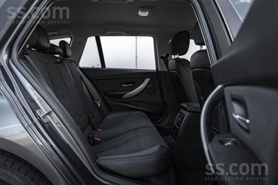 Grey BMW 320 2016 in Riga, with an engine capacity of 2.00 L and mileage of 237 thousand km for 10500 €, photo 14 on AUTOMOTO.COM.LV