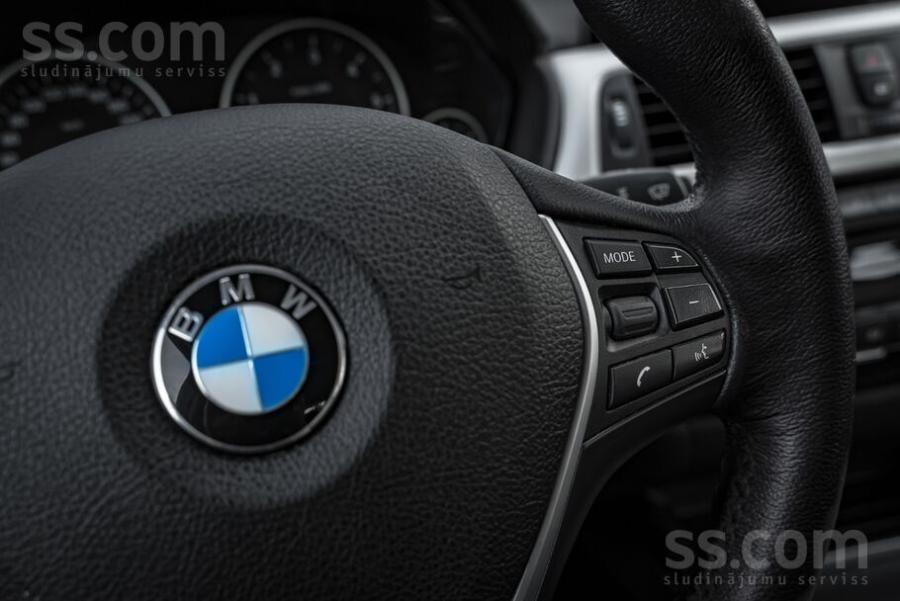 Grey BMW 320 2016 in Riga, with an engine capacity of 2.00 L and mileage of 237 thousand km for 10500 €, photo 19 on AUTOMOTO.COM.LV