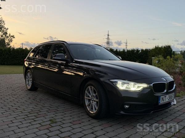 Grey BMW 320 2016 in Riga, with an engine capacity of 2.00 L and mileage of 303 thousand km for 11499 €, photo 1 on AUTOMOTO.COM.LV