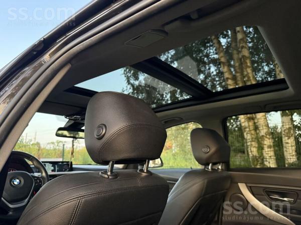Grey BMW 320 2016 in Riga, with an engine capacity of 2.00 L and mileage of 303 thousand km for 11499 €, photo 10 on AUTOMOTO.COM.LV