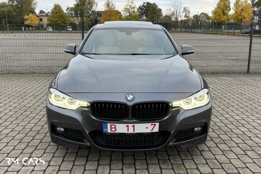 Grey BMW 320 2016 in Jelgava, with an engine capacity of 2.00 L and mileage of 245 thousand km for 12950 €, photo 6 on AUTOMOTO.COM.LV