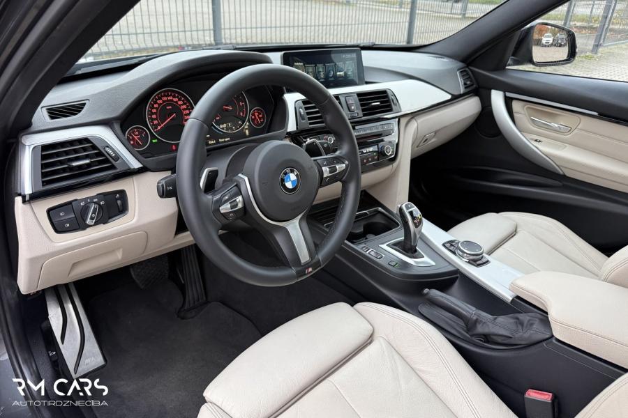 Grey BMW 320 2016 in Jelgava, with an engine capacity of 2.00 L and mileage of 245 thousand km for 12950 €, photo 10 on AUTOMOTO.COM.LV