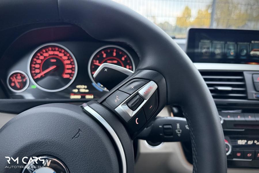 Grey BMW 320 2016 in Jelgava, with an engine capacity of 2.00 L and mileage of 245 thousand km for 12950 €, photo 22 on AUTOMOTO.COM.LV