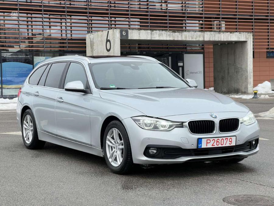Pelēks BMW 320 2017 Klaipėda, ar dzinēja tilpumu 2.00 L un nobraukumu 300 tūkst. km par 10350 €, foto 1 vietnē AUTOMOTO.COM.LV