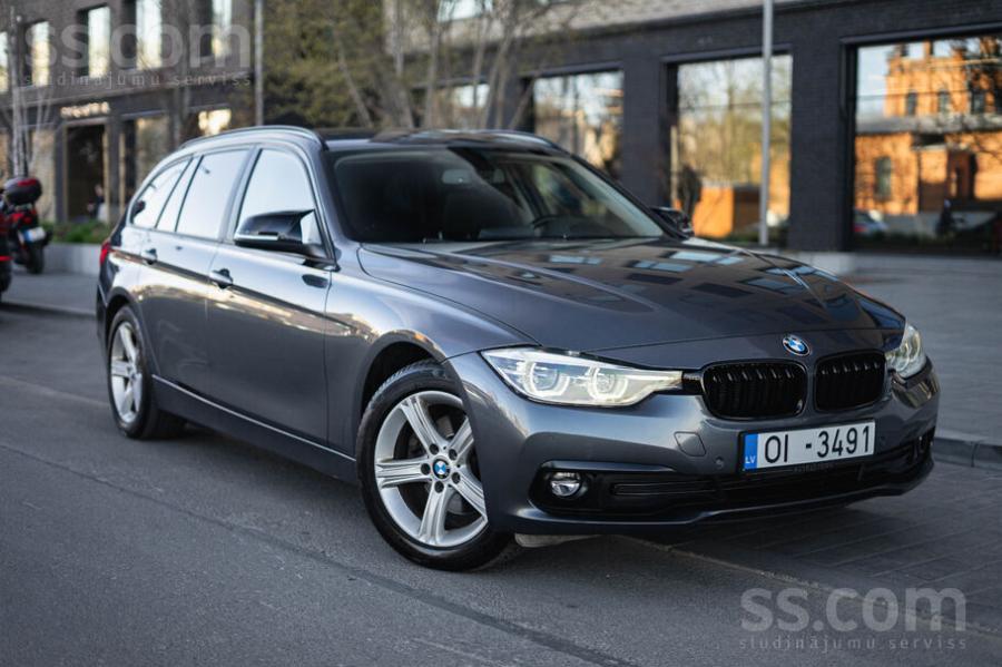 Grey BMW 320 2017 in Riga, with an engine capacity of 2.00 L and mileage of 270 thousand km for 12350 €, photo 5 on AUTOMOTO.COM.LV