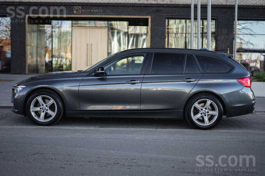 Grey BMW 320 2017 in Riga, with an engine capacity of 2.00 L and mileage of 270 thousand km for 12350 €, photo 10 on AUTOMOTO.COM.LV