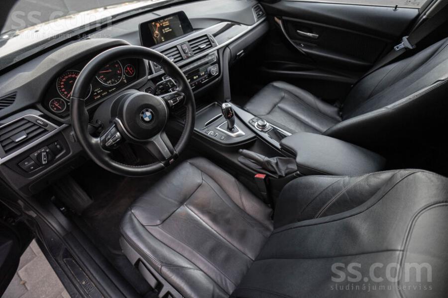 Grey BMW 320 2017 in Riga, with an engine capacity of 2.00 L and mileage of 270 thousand km for 12350 €, photo 12 on AUTOMOTO.COM.LV